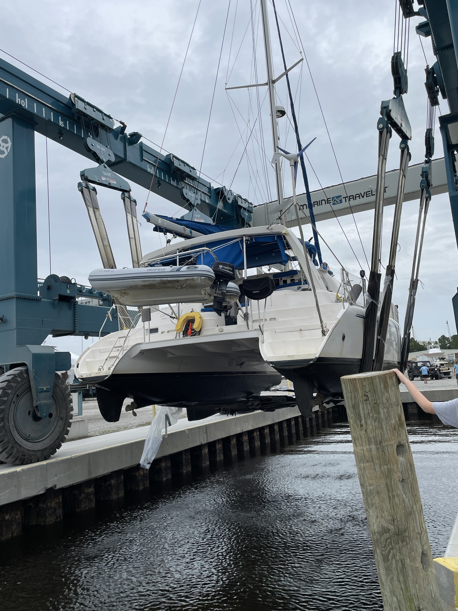 Leaving the dock is hard – Takin' On Water